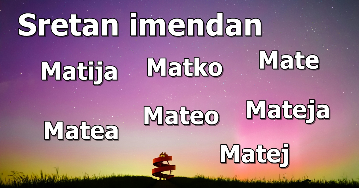 Otkrijte što znače njihova imena - Zagorje International